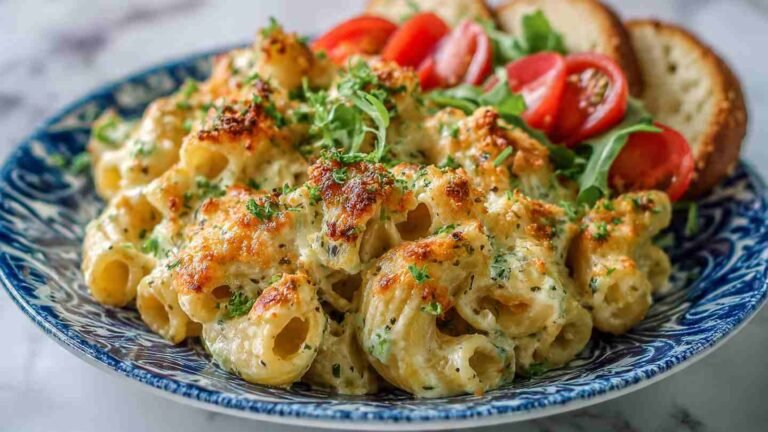 Garlic Bread Pasta Recipe – Creamy, Cheesy & Irresistibly Flavorful ...